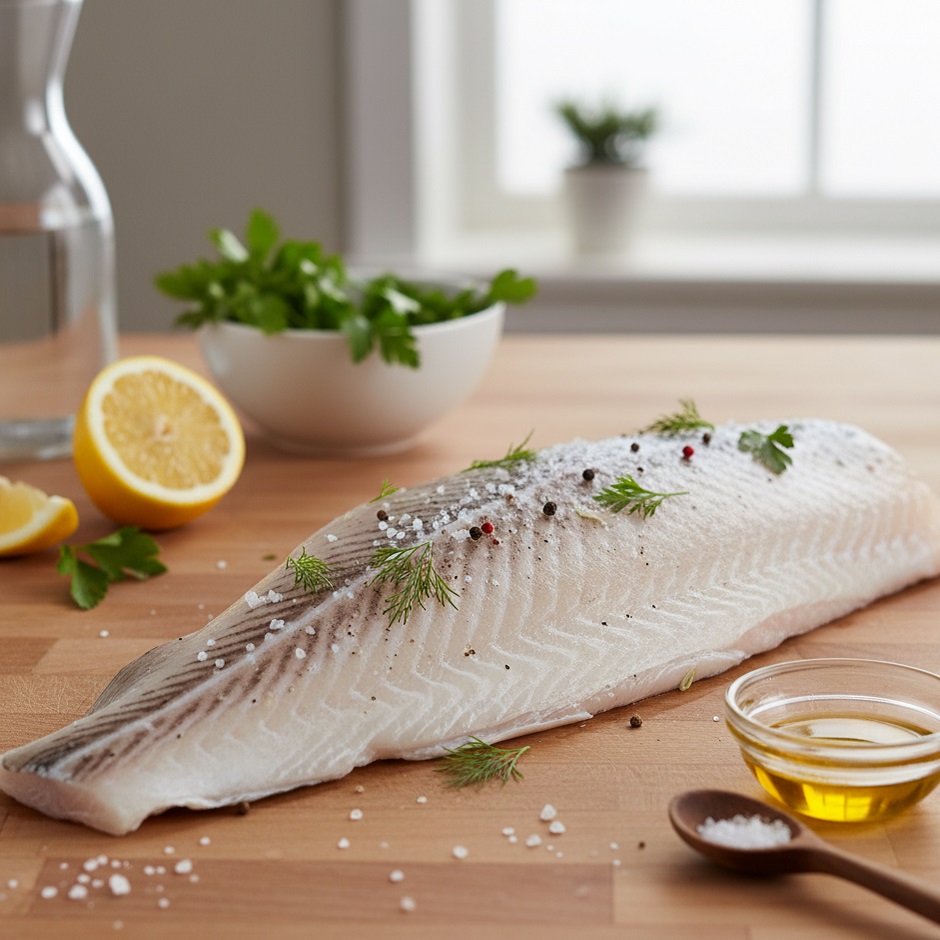 Dorsz atlantycki filet ze skórą 3 kg - O-fish