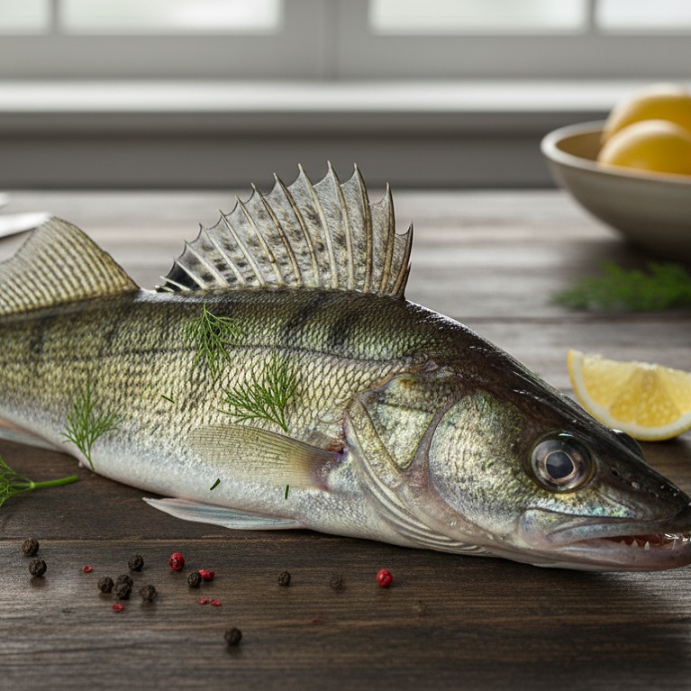 5 kg Sandacz filet mrożony ze skórą - O-fish